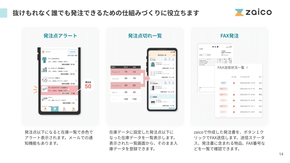 クラウド在庫管理ソフト「zaico」が3分でわかる！ サービスのご紹介資料 ｜資料ダウンロード【クラウド在庫管理ソフト(システム) zaico